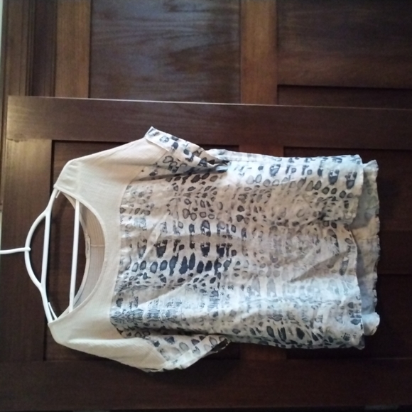 Lango L'arno | Tops | Short Sleeve Linnen Blouse | Poshmark